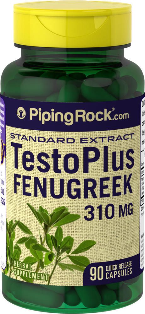 Extracto de fenogreco TestoPlus , 310 mg, 90 Cápsulas de liberación ...