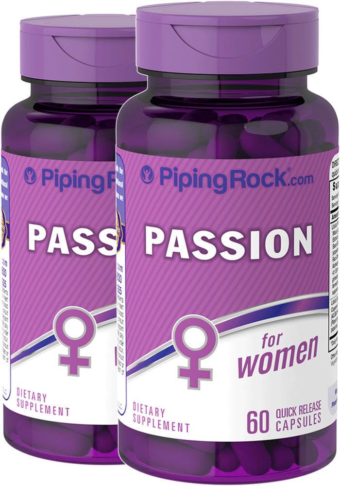 Lívido femenina, 60 Cápsulas de liberación rápida, 2 Botellas/Frascos ...