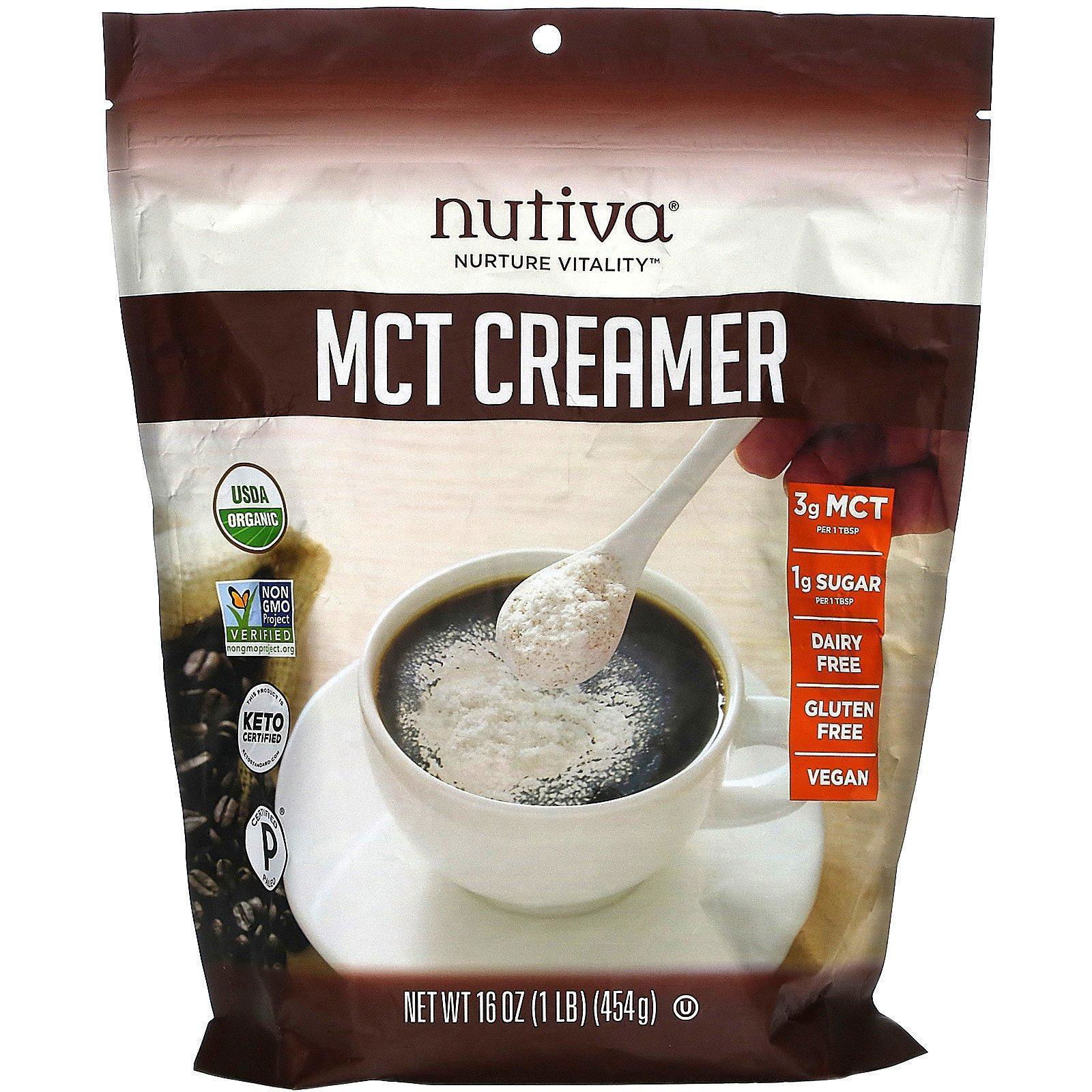 Nutiva, MCT Creamer, 16 oz (454 g) | Allnatural