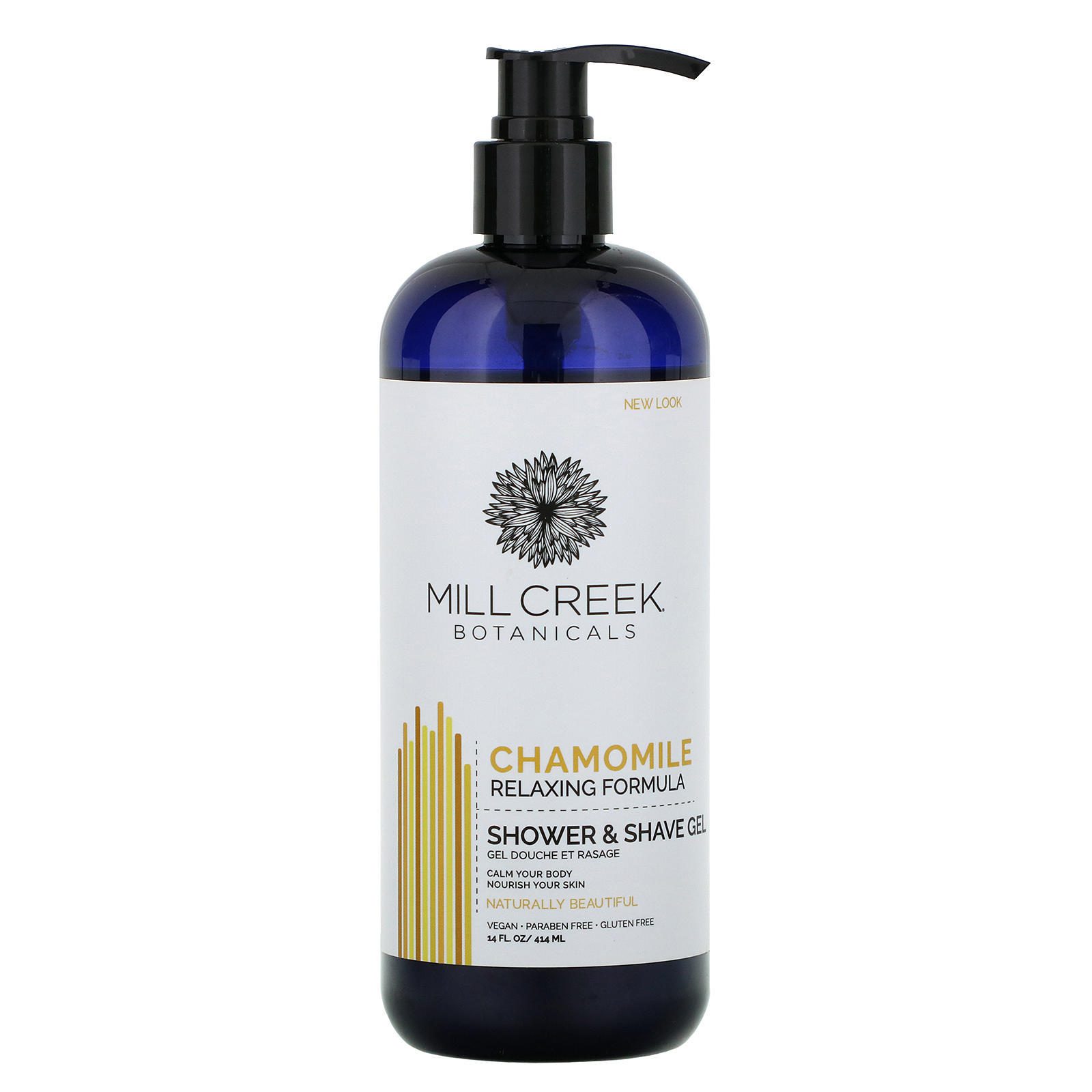 Mill Creek Botanicals, Shower & Shave Gel, Chamomile, 14 fl oz (414 ml ...