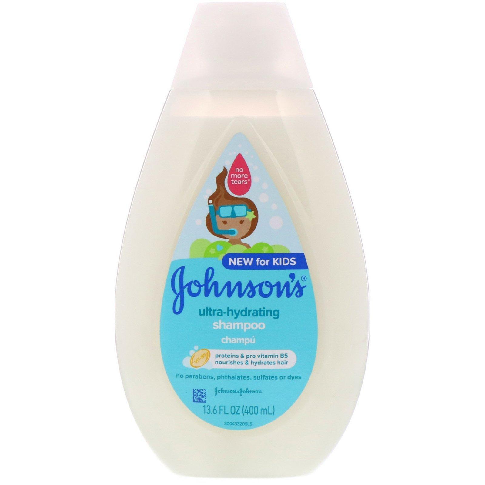 Johnson & Johnson, Kids, champú ultra hidratante, 400 ml (13,6 oz. líq ...
