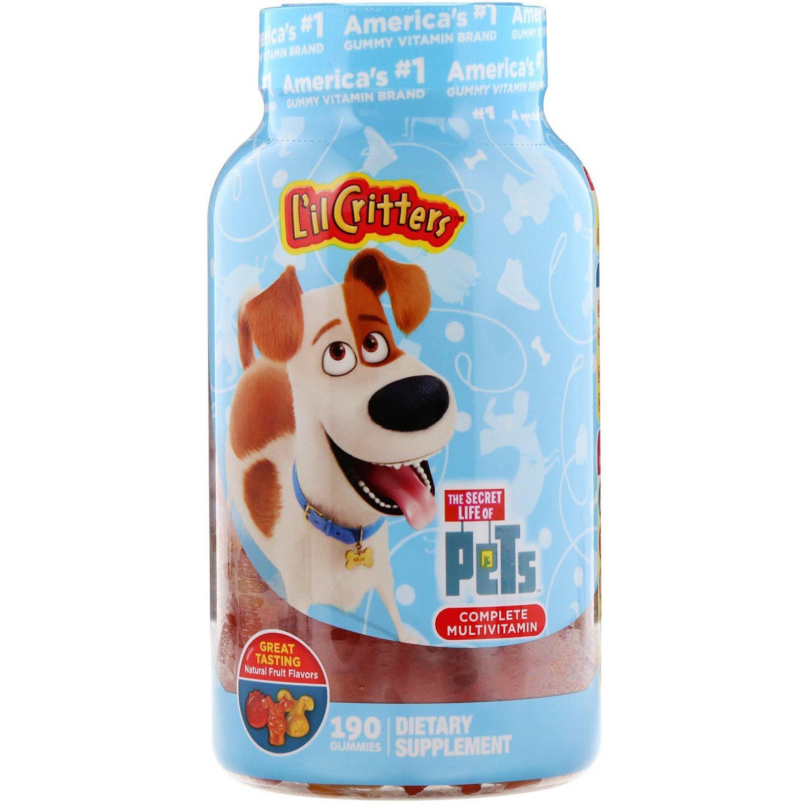 L'il Critters, Complete Multivitamin Gummies, Secret Life of Pets ...
