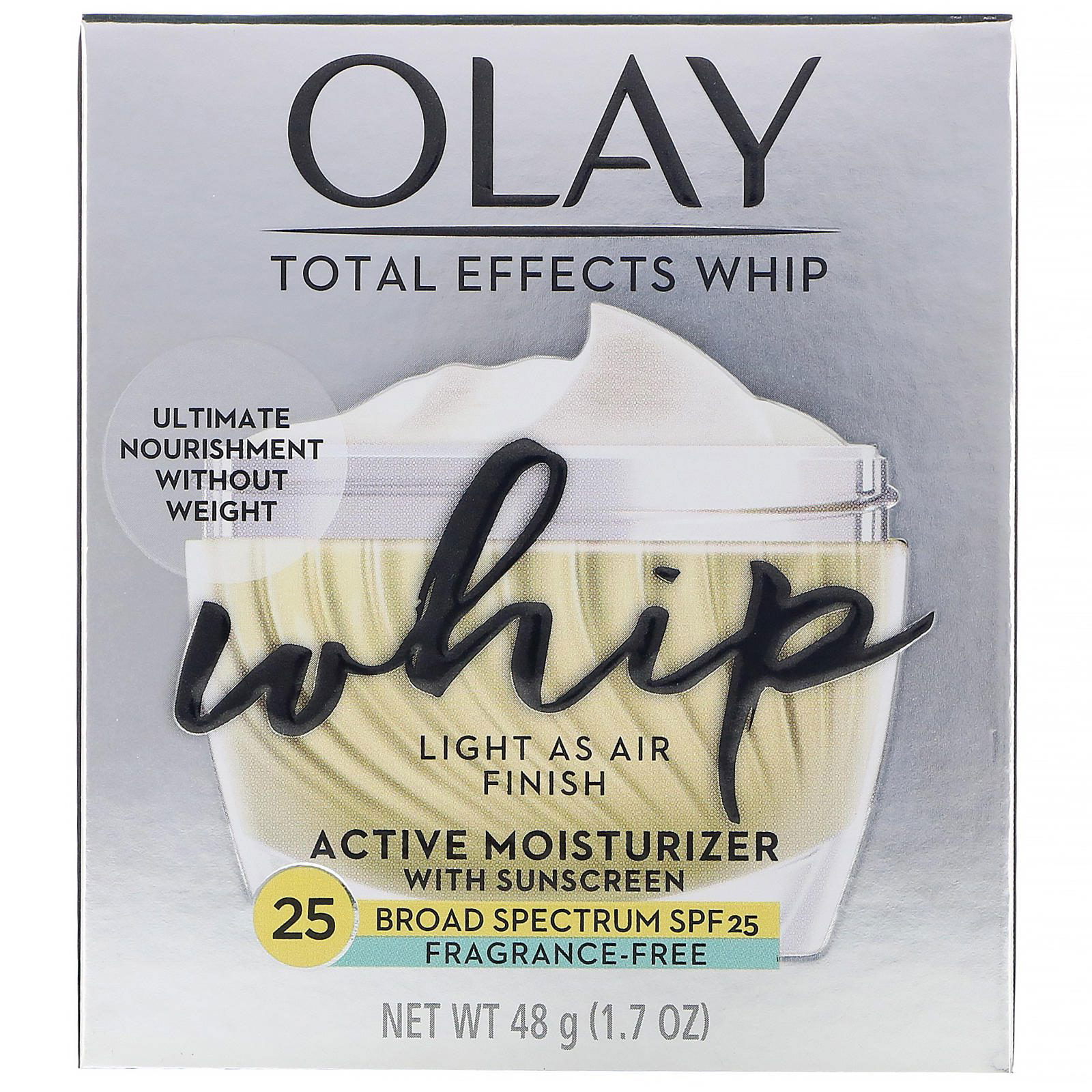 Olay, Total Effects Whip, Crema humectante activa con protector solar ...