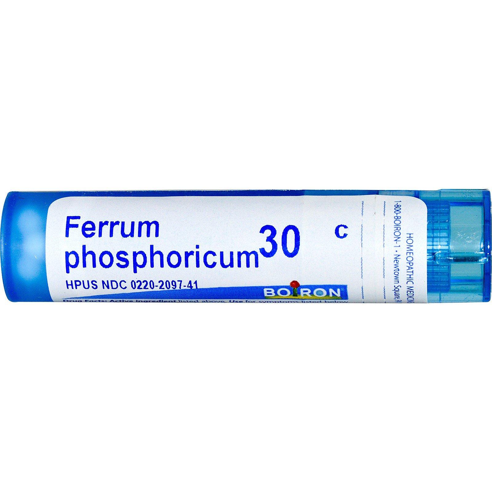 Boiron, Single Remedies, Fosfato de hierro, 30C, 80 bolitas | Allnatural