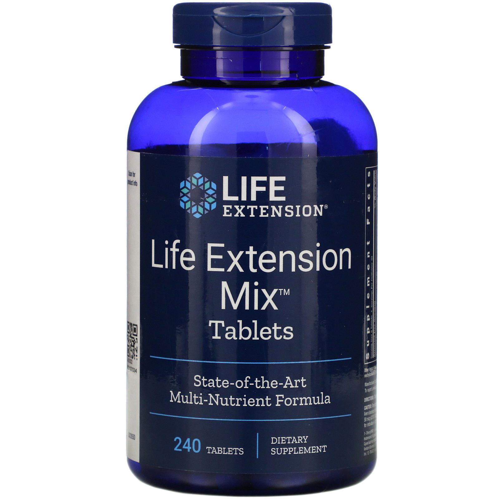 Life Extension, Life Extension Mix Tablets, 240 Tablets | Allnatural
