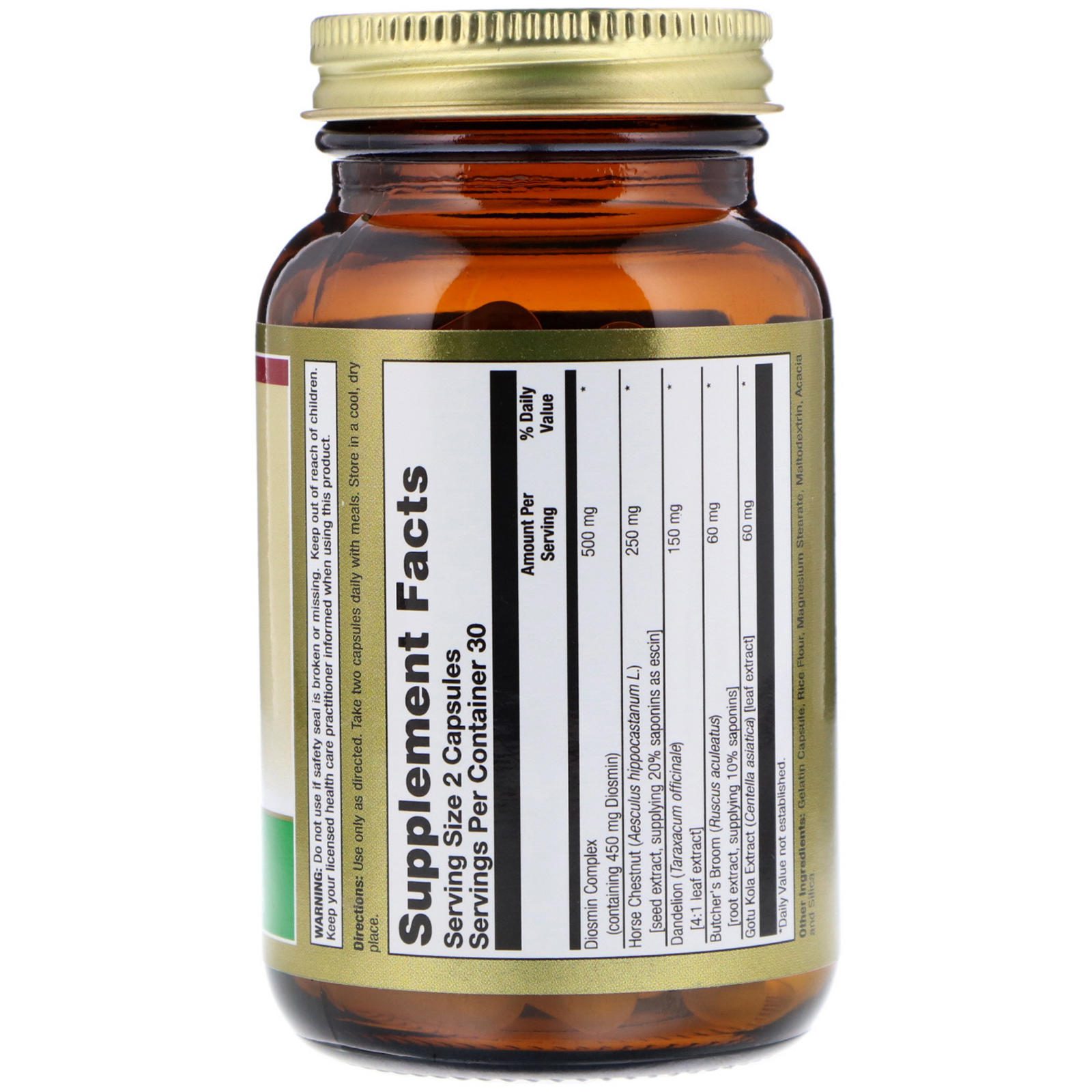 LifeTime Vitamins, Diosmin Complex, 60 cápsulas | Allnatural