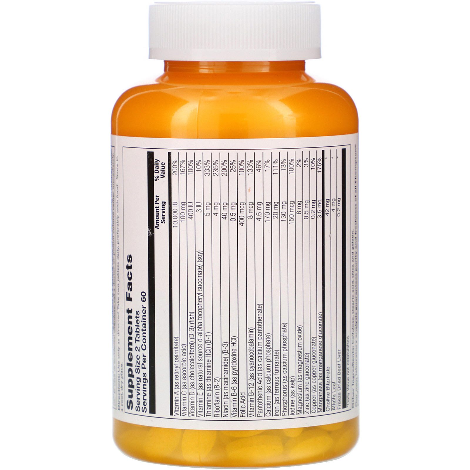 Thompson, Multi-Vitamin with Minerals, 120 Tablets | Allnatural