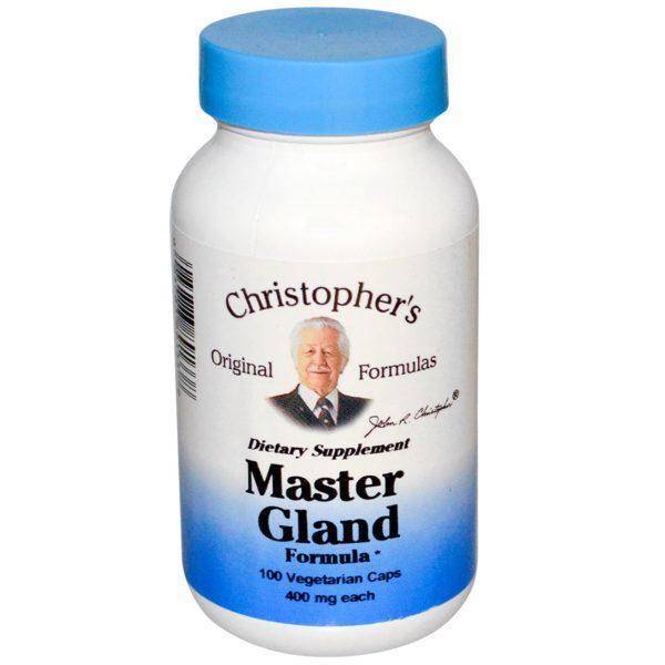 Christopher's Original Formulas, Master Gland Formula, 400 mg, 100 Vegetarian Caps | Allnatural