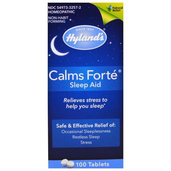Hyland's, Calms Forté, Sleep Aid, 100 Tabletas | Allnatural