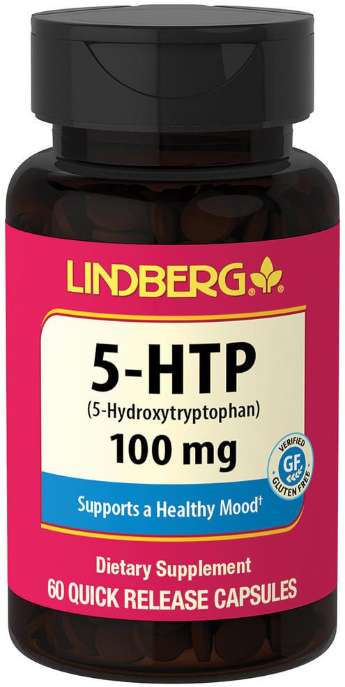 5-HTP , 100 mg, 60 Cápsulas de liberación rápida | Allnatural