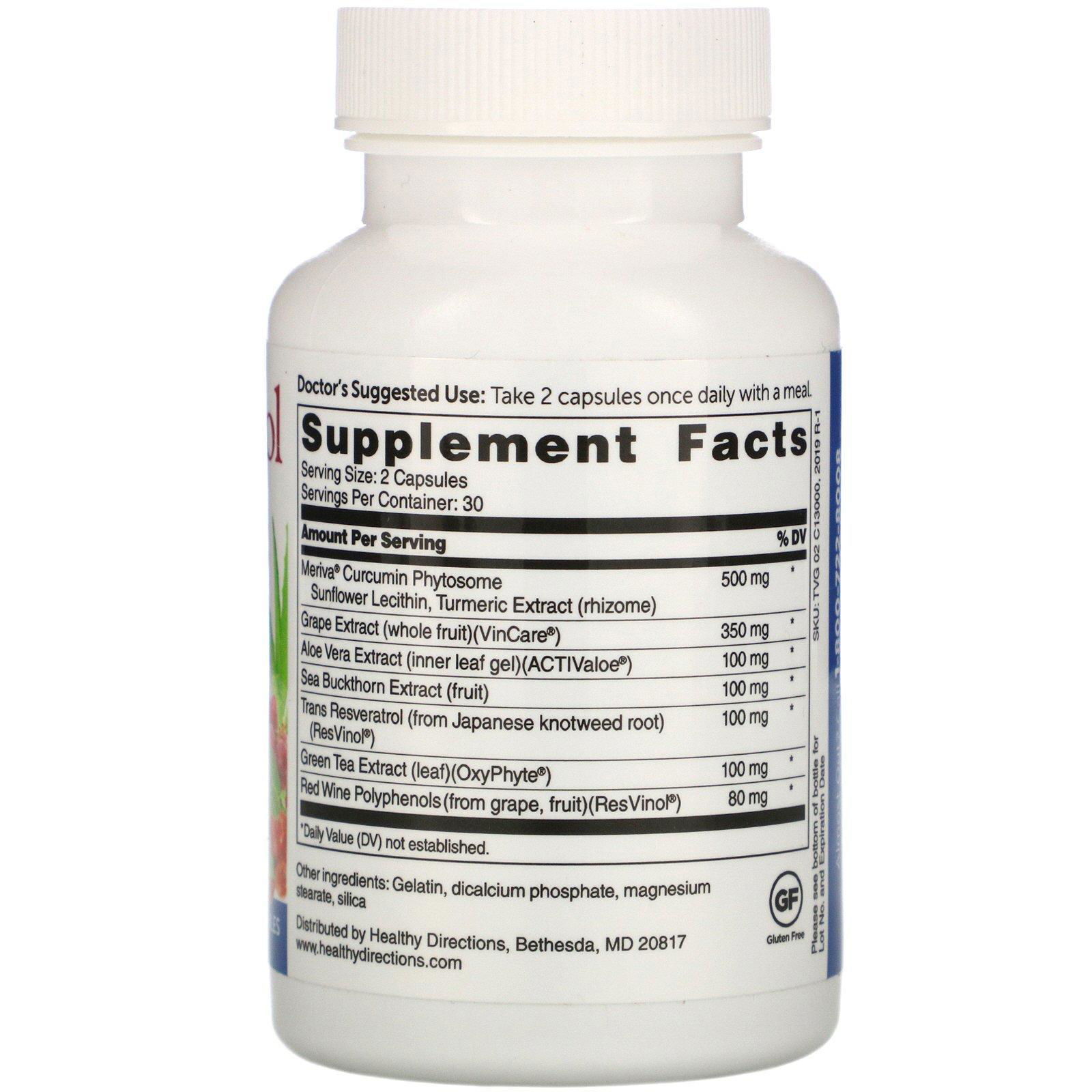 Dr. Whitaker, Triveratrol Gold, 60 Capsules | Allnatural