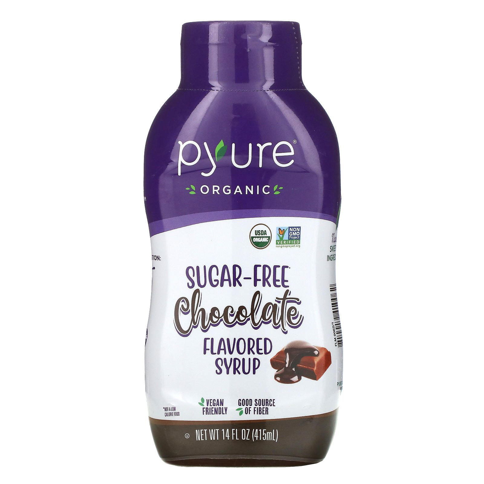 Pyure, Organic Sugar-Free Chocolate Flavored Syrup, 14 fl oz (415 ml ...