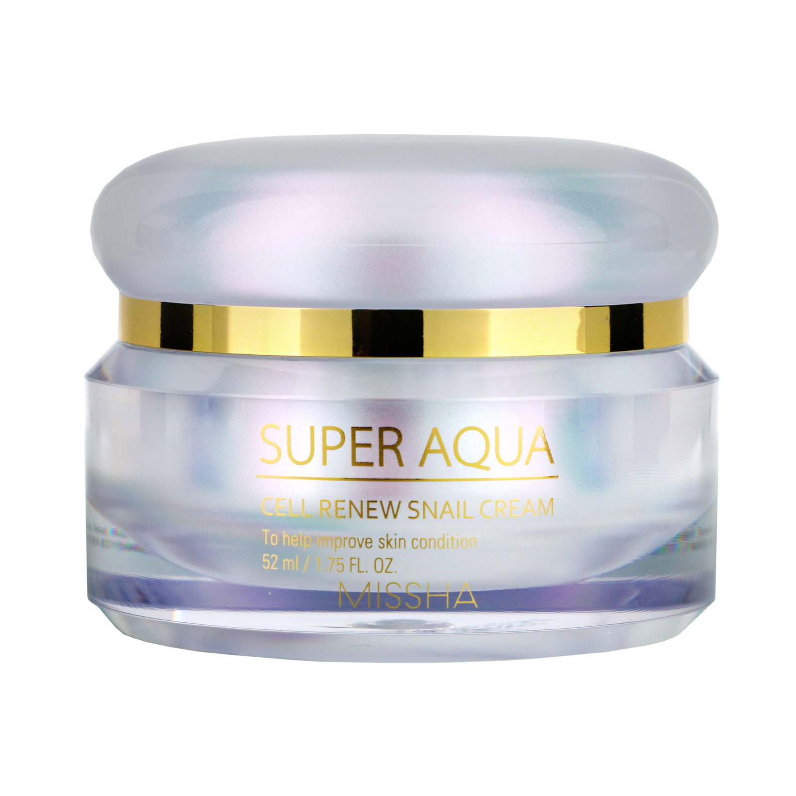 Missha, Super Aqua, Cell Renew Snail Cream, 1.75 fl oz (52 ml) | Allnatural