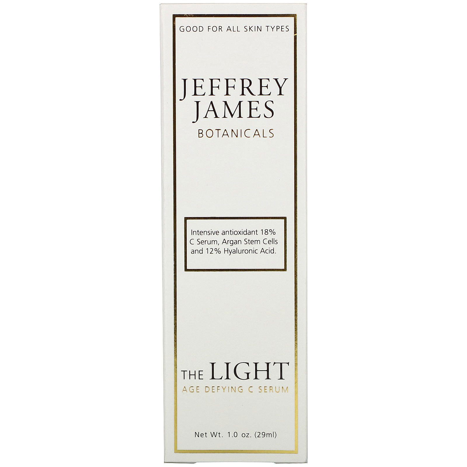 Jeffrey James Botanicals, The Light, suero antiedad con vitamina C, 1.0 ...