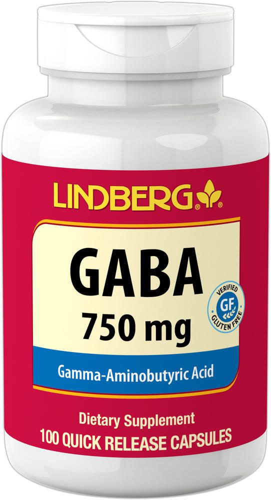 GABA (ácido gama aminobutírico), 750 mg, 100 Cápsulas | Allnatural