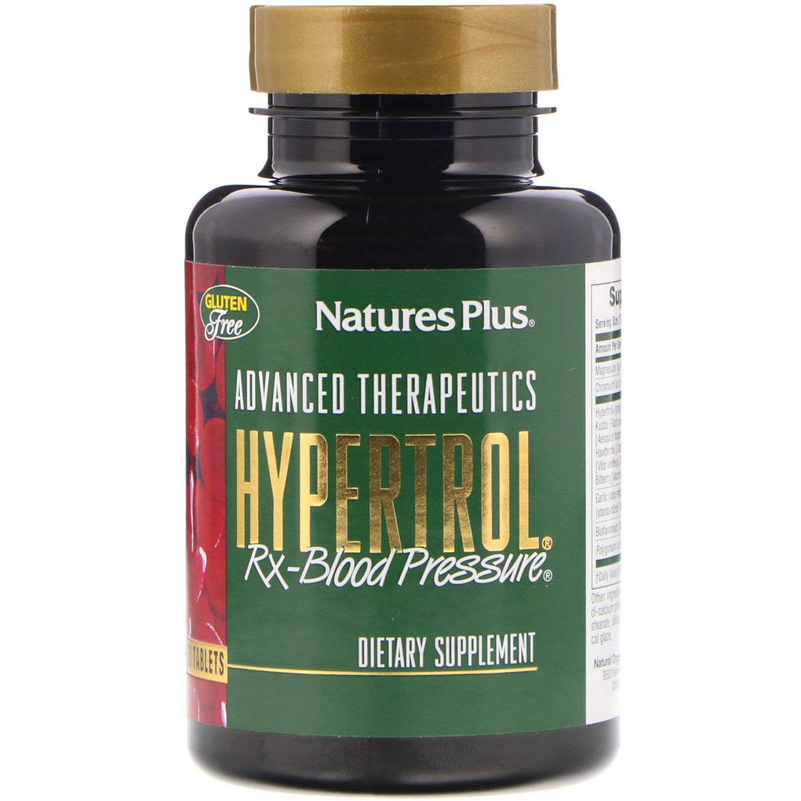 Nature's Plus, Advanced Therapeutics, Hypertrol RX, Presión Arterial ...