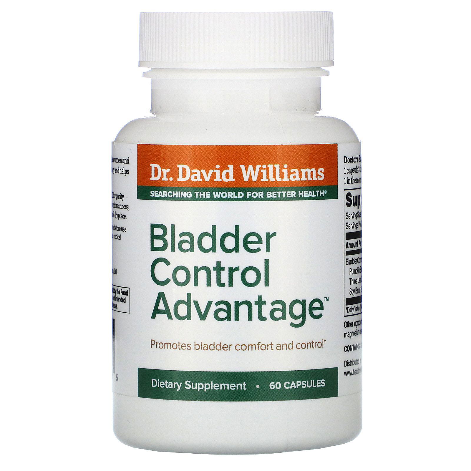 Dr. Williams, Bladder Control Advantage, 60 Capsules | Allnatural