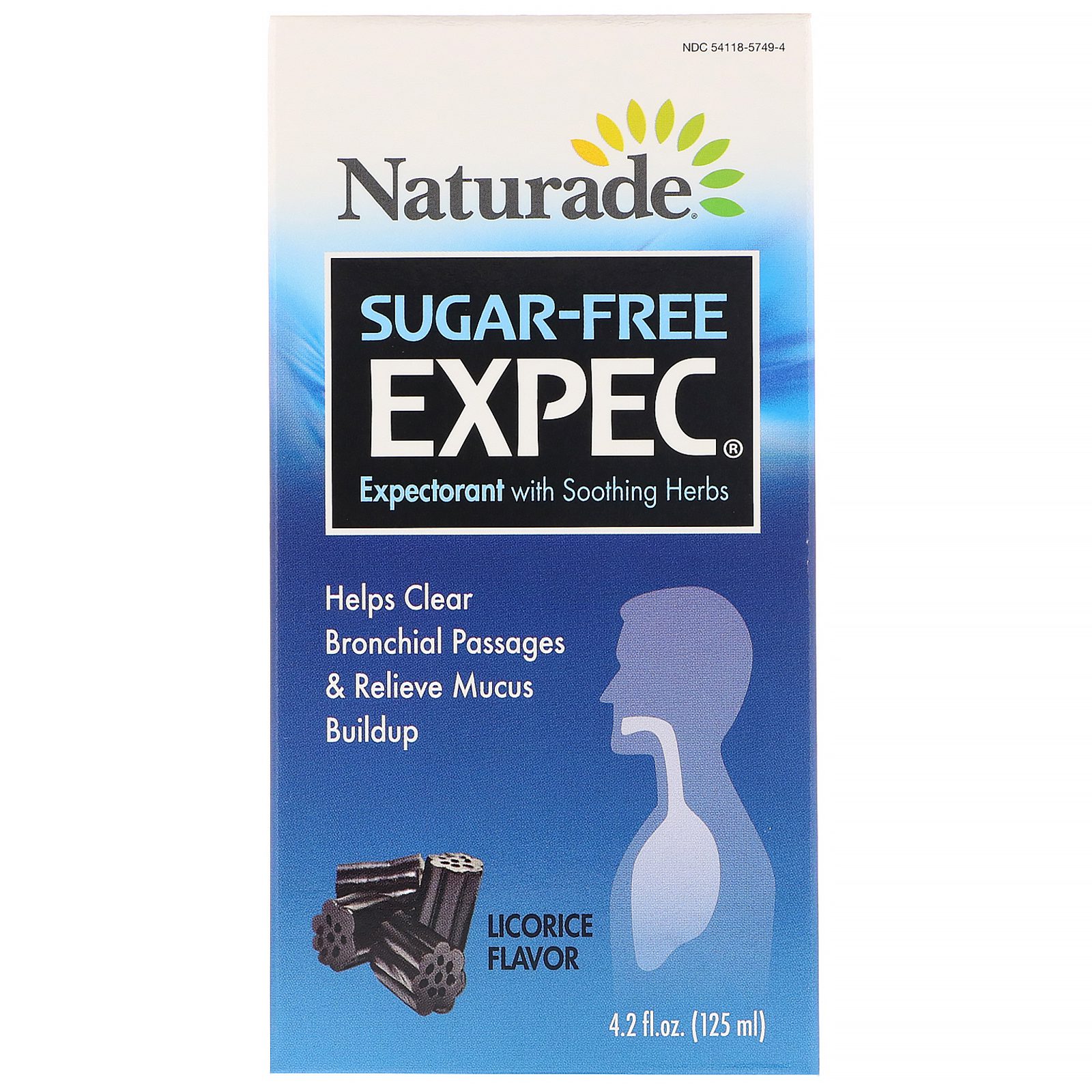 Naturade, EXPEC sin azúcar, expectorante a base de hierbas, sabor ...