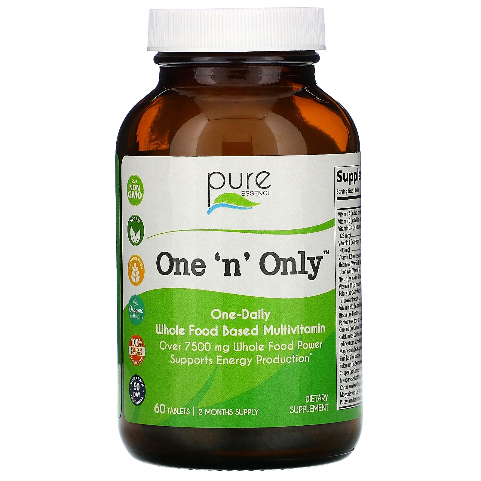 Pure Essence, One 'n' Only, 60 comprimidos | Allnatural