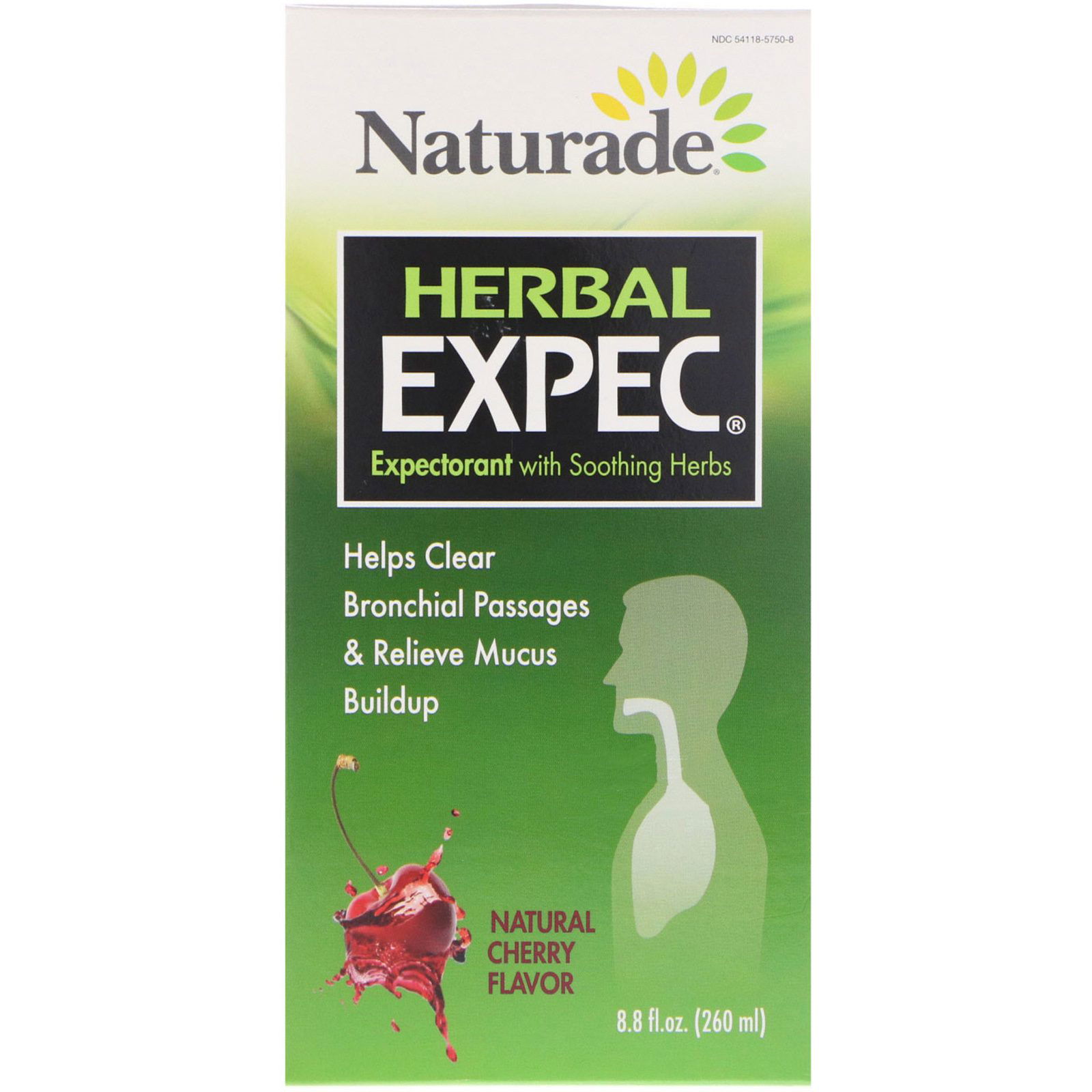 Naturade, Herbal EXPEC, Natural Cherry Flavor, 8.8 fl oz (260 ml ...