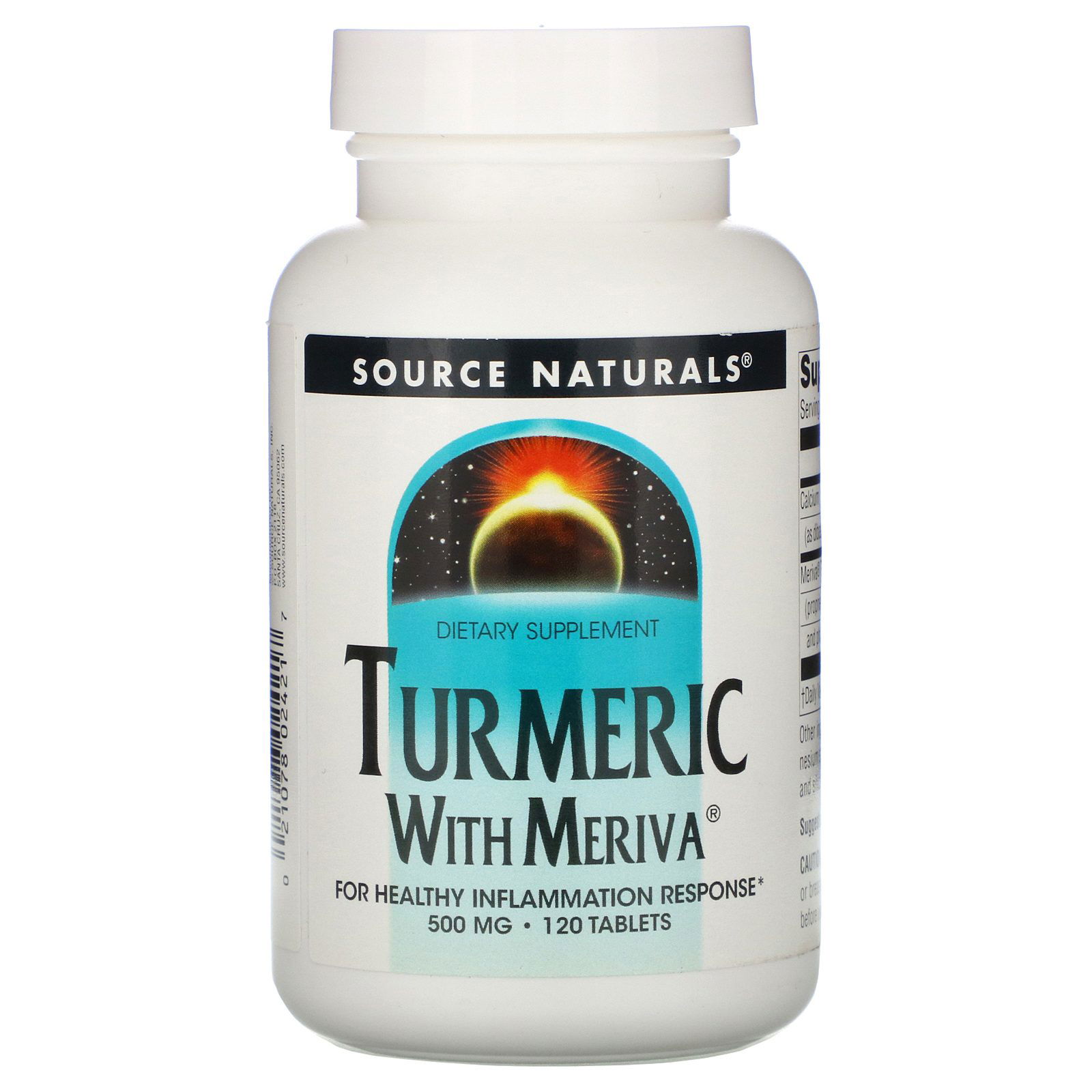 Source Naturals, Meriva Turmeric Complex, 500 mg, 120 Tabletas | Allnatural