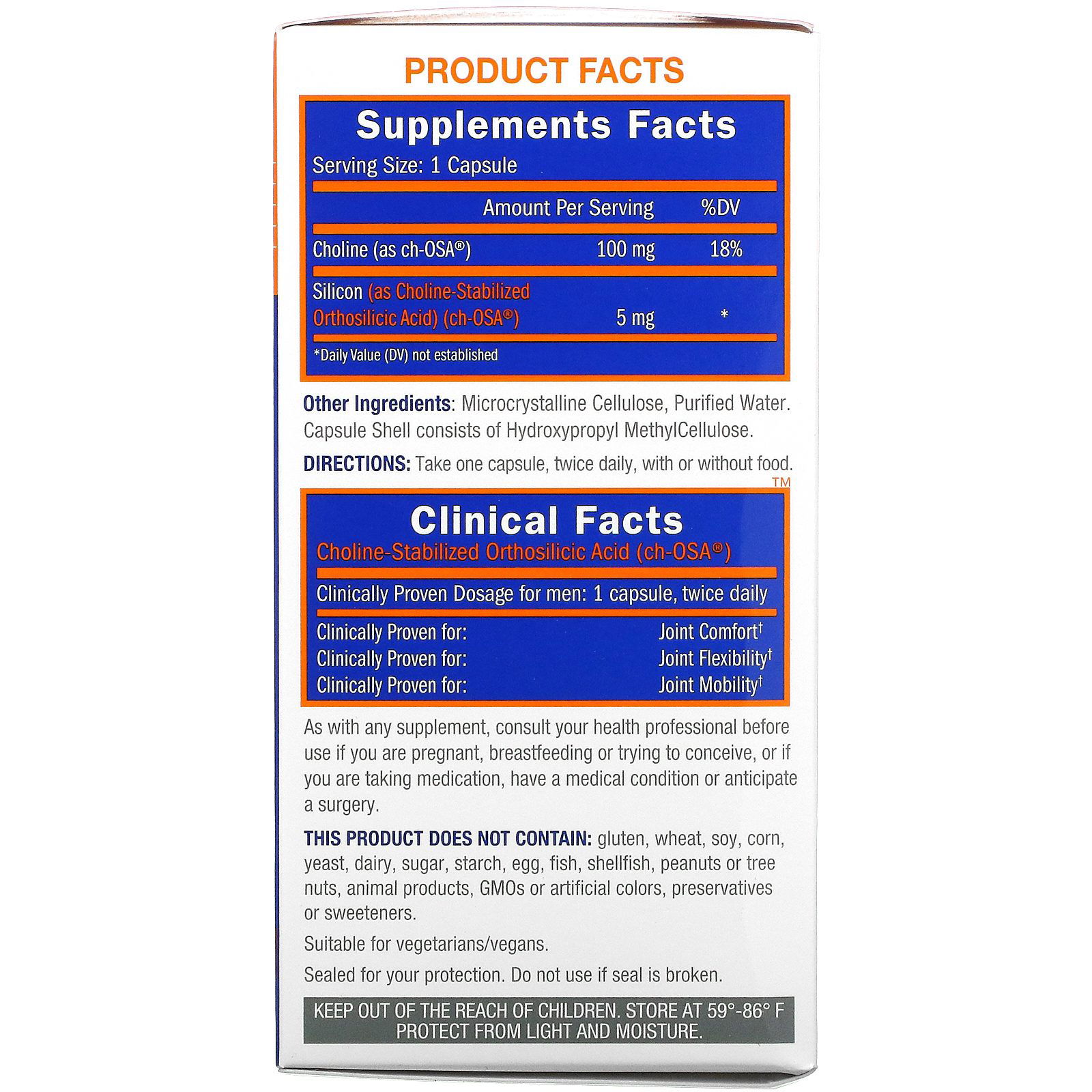 BioSil by Natural Factors, BioSil, On Your Game, 60 Vegetarian Capsules | Allnatural