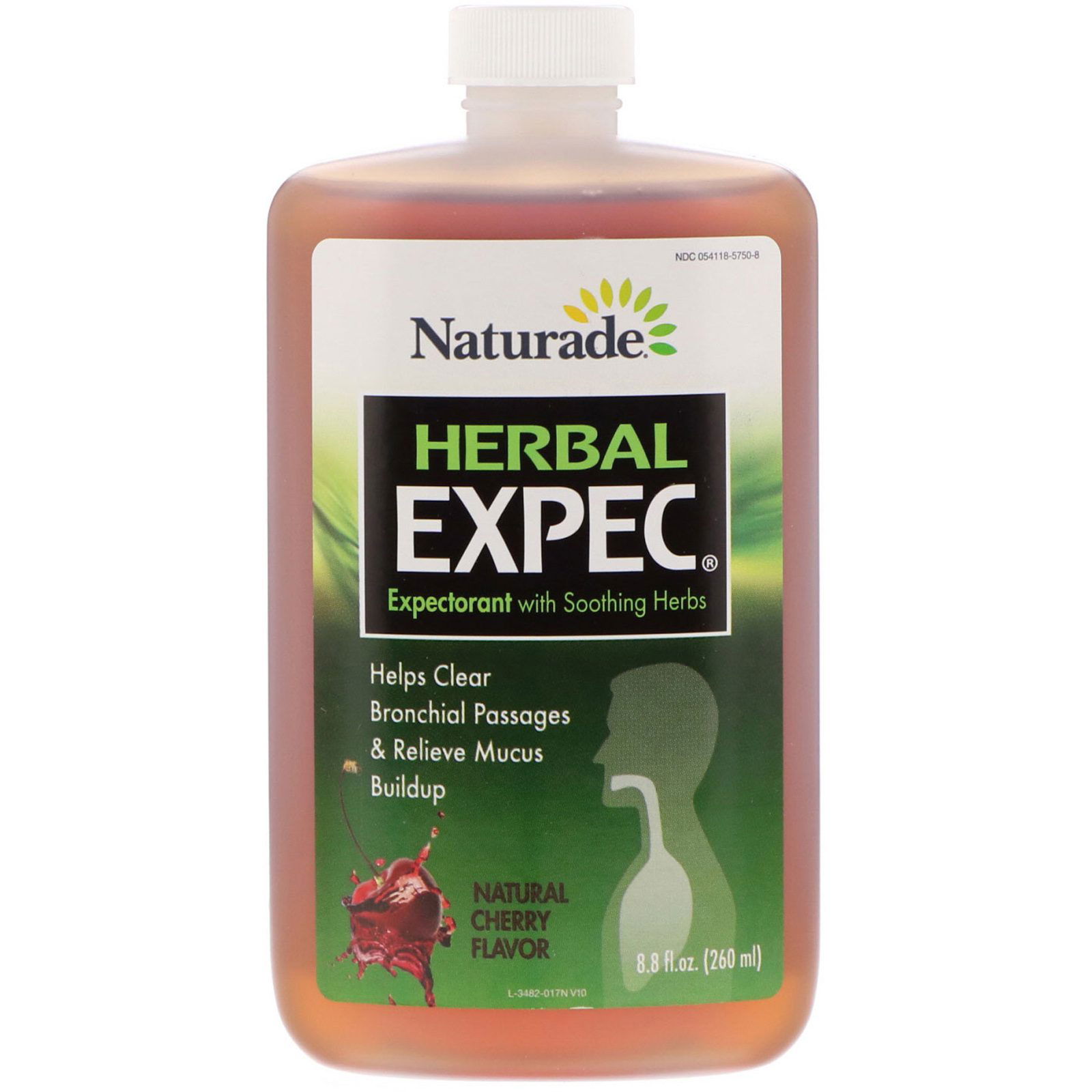Naturade, Herbal EXPEC, Natural Cherry Flavor, 8.8 fl oz (260 ml ...