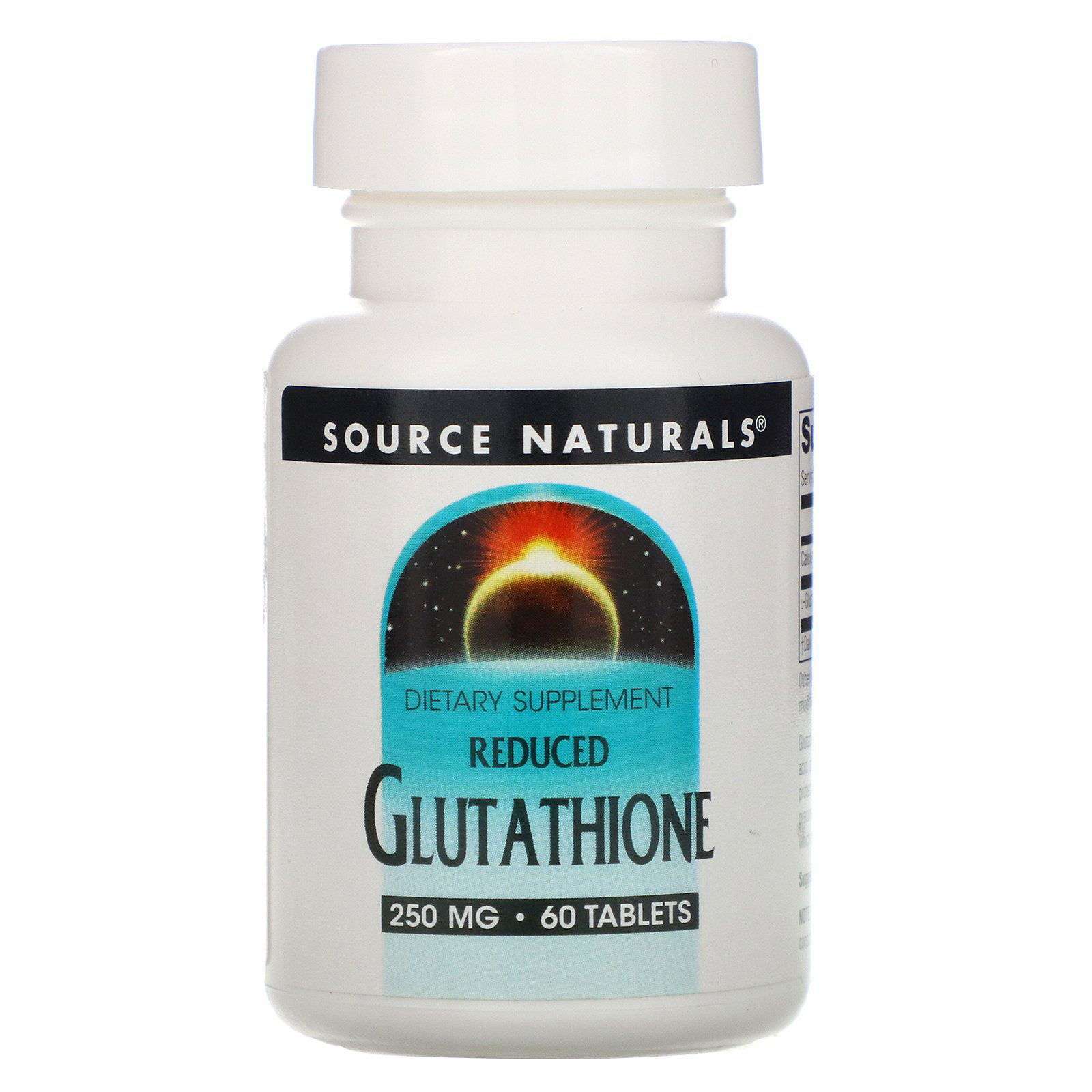 Source Naturals, Glutatión Reducido, 250 mg, 60 Tabletas | Allnatural