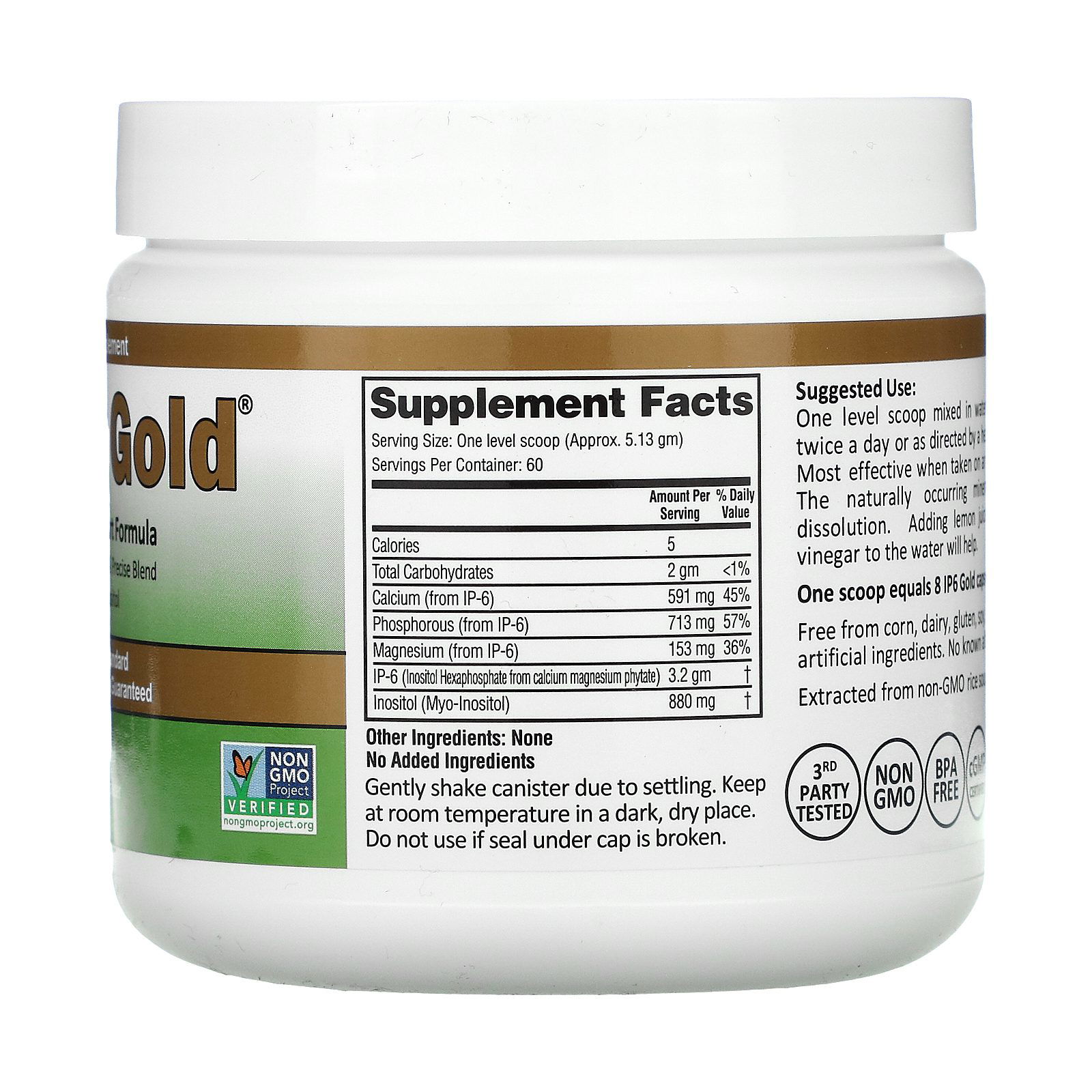 IP-6 International, IP6 Gold, Immune Support Formula Powder, Unflavored ...