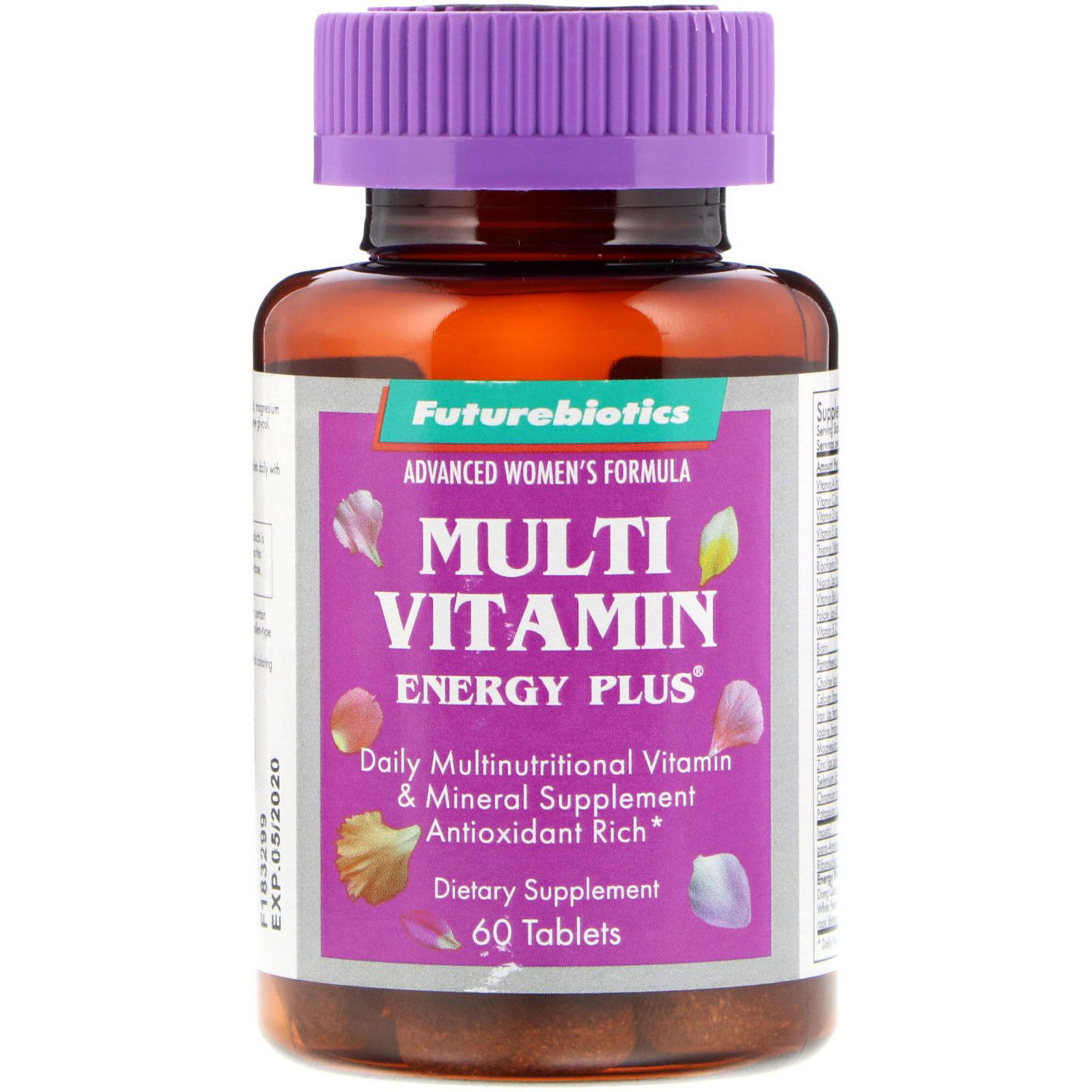 FutureBiotics, Advanced Women's Formula, Multi Vitamin Energy Plus, 60 ...