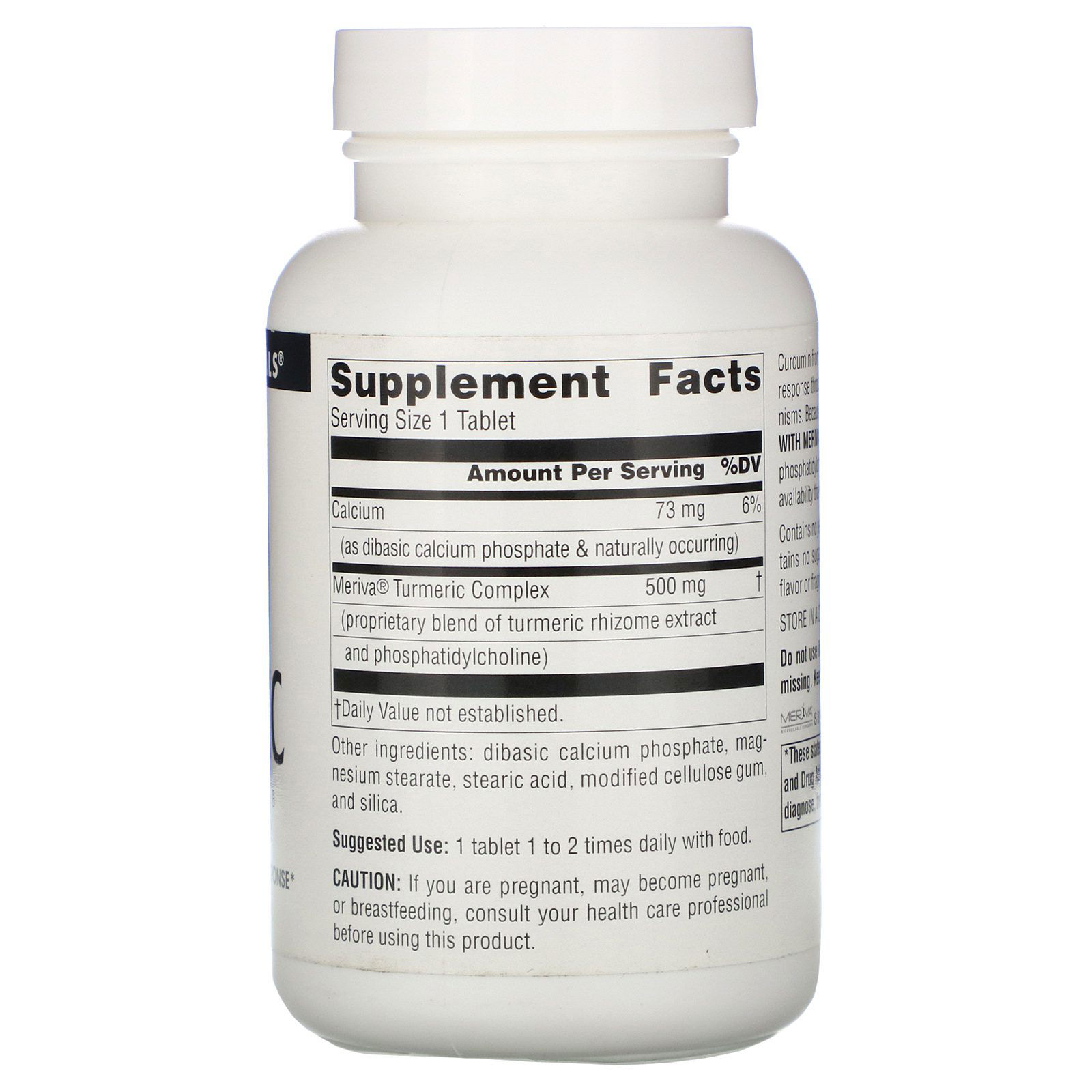 Source Naturals, Meriva Turmeric Complex, 500 mg, 120 Tabletas | Allnatural