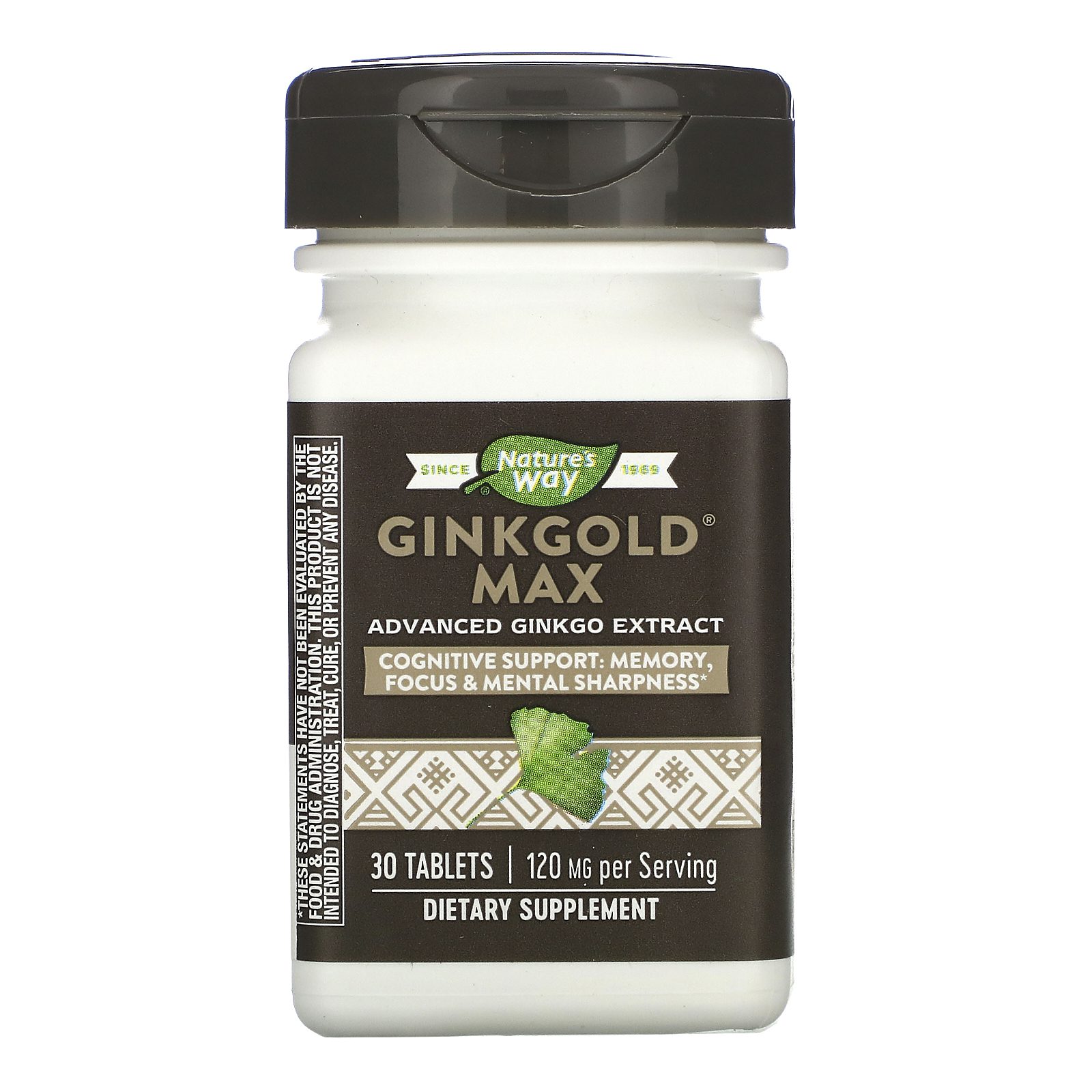 Nature's Way, Ginkgold Max, 120 mg, 30 Tablets | Allnatural