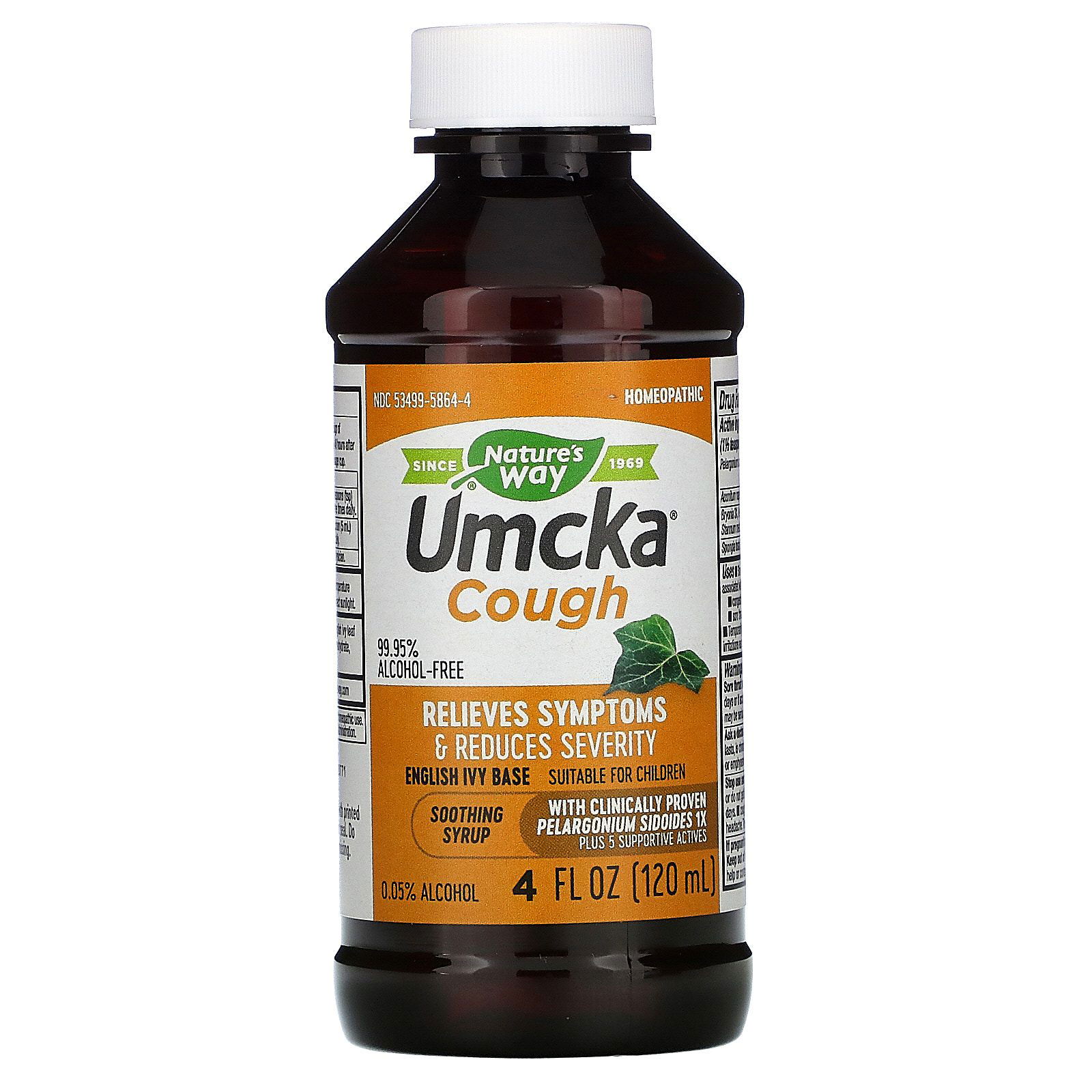 Nature's Way, Umcka, Cough, Soothing Syrup, 4 oz (120 ml) | Allnatural