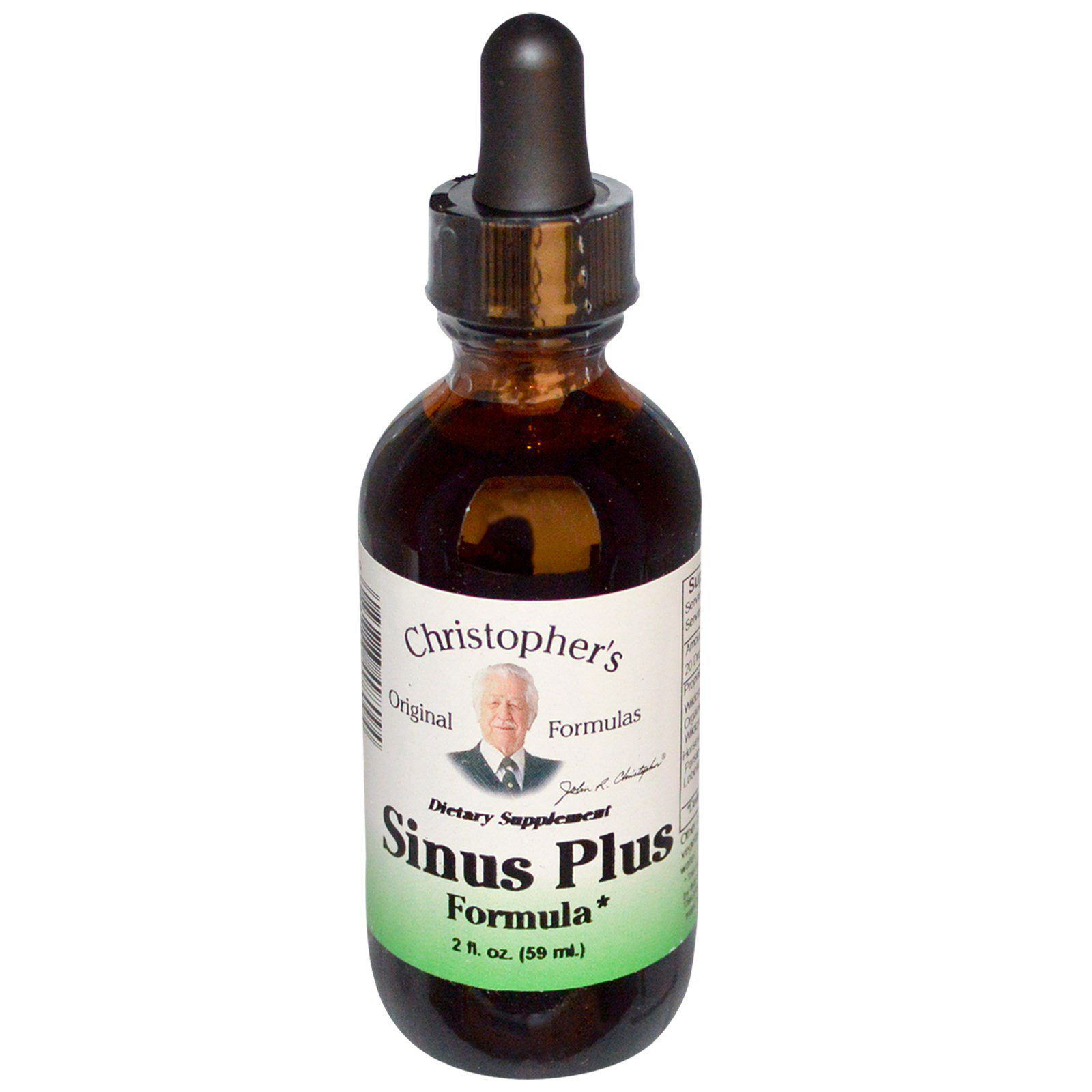 Christopher's Original Formulas, Fórmula Sinus Plus, 2 fl oz (59 ml ...