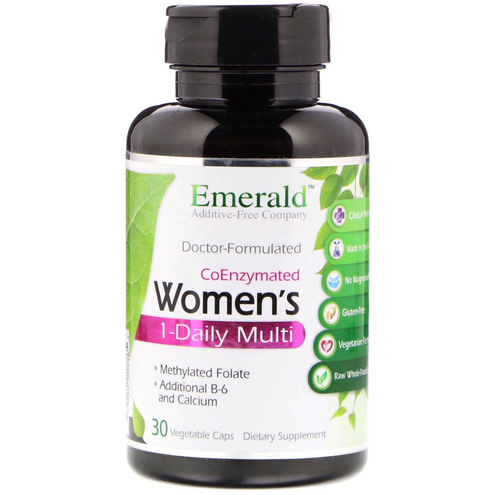Emerald Laboratories, Multivitamínico femenino 1 al día con Coenzimas ...