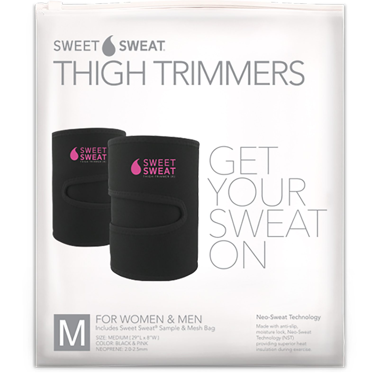Sports Research, Sweet Sweat Thigh Trimmers, Medium, Pink, 1 Pair ...