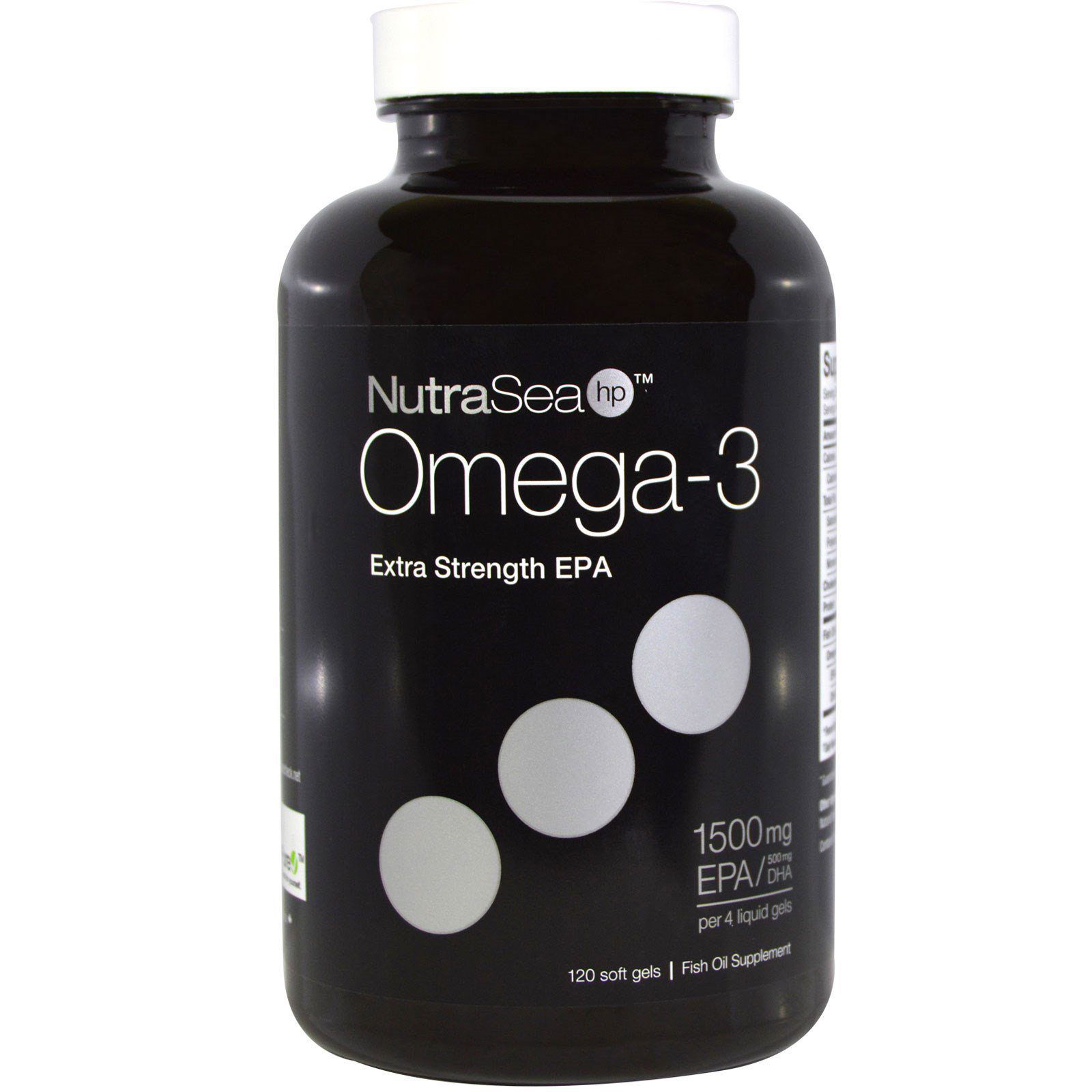 Ascenta, NutraSea hp, Omega-3, EPA Extra Fuerte, Sabor a Limón, 120 ...