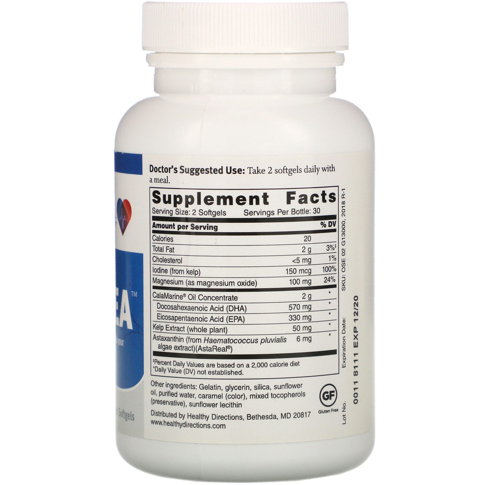 Dr. Sinatra, Omega VitaliSEA, 60 Softgels | Allnatural