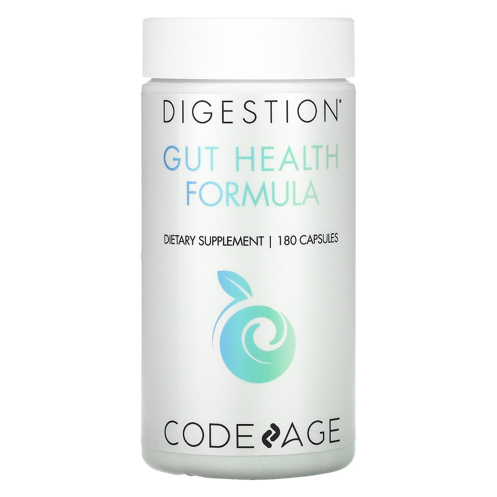 CodeAge, Digestion, Gut Health Formula, 180 Capsules | Allnatural