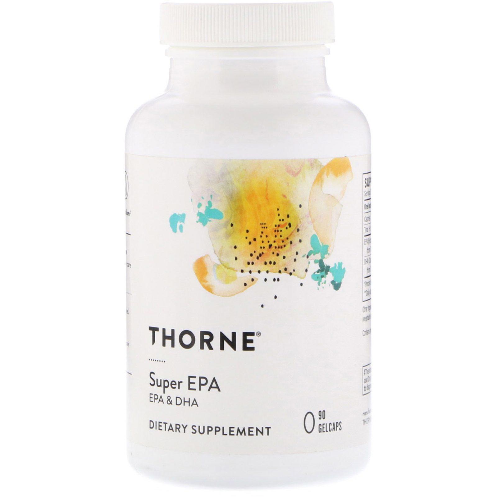 Thorne Research, Super EPA, EPA y DHA, 90 cápsulas de gel | Allnatural