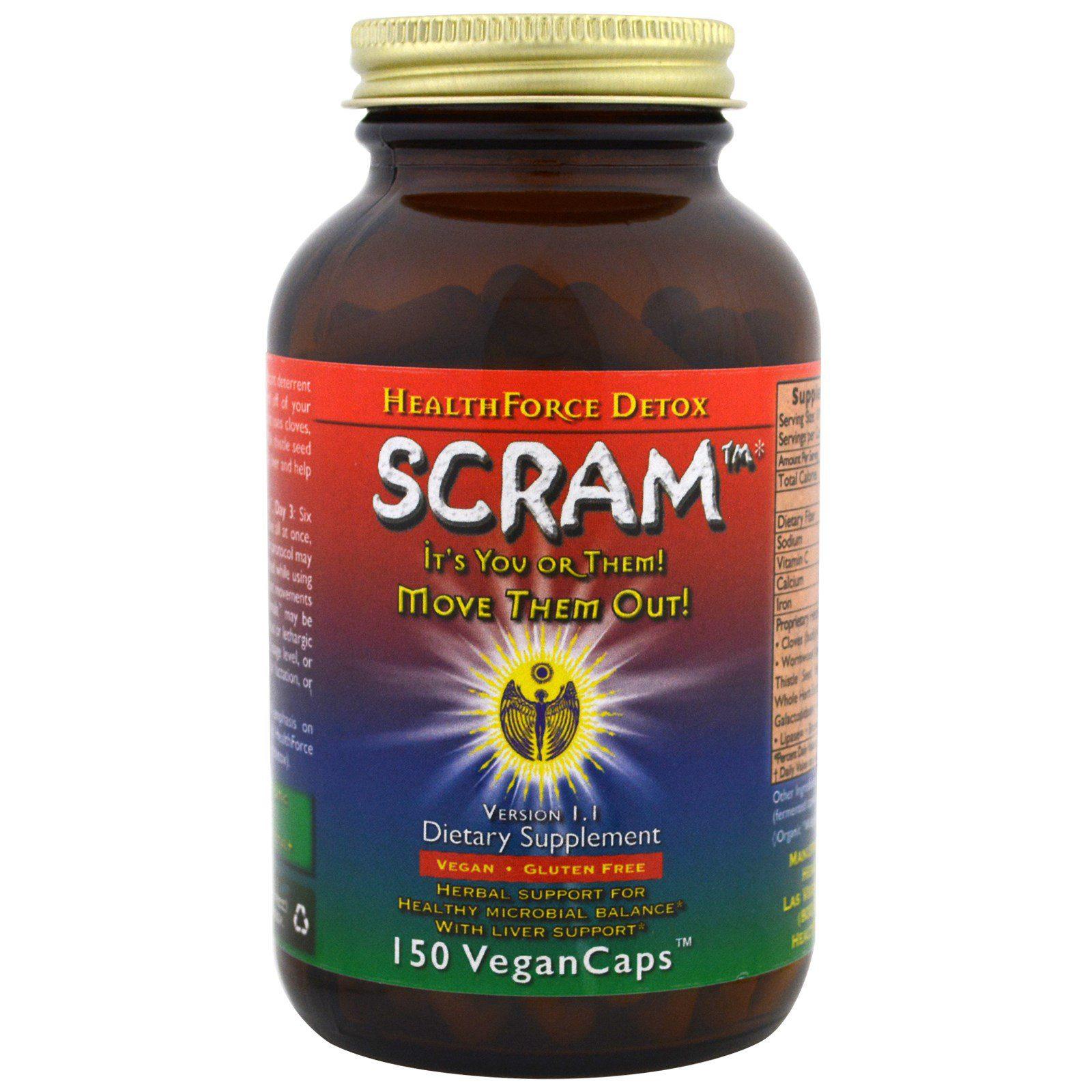 HealthForce Superfoods, Scram, Move Them Out!, 150 cápsulas veganas ...