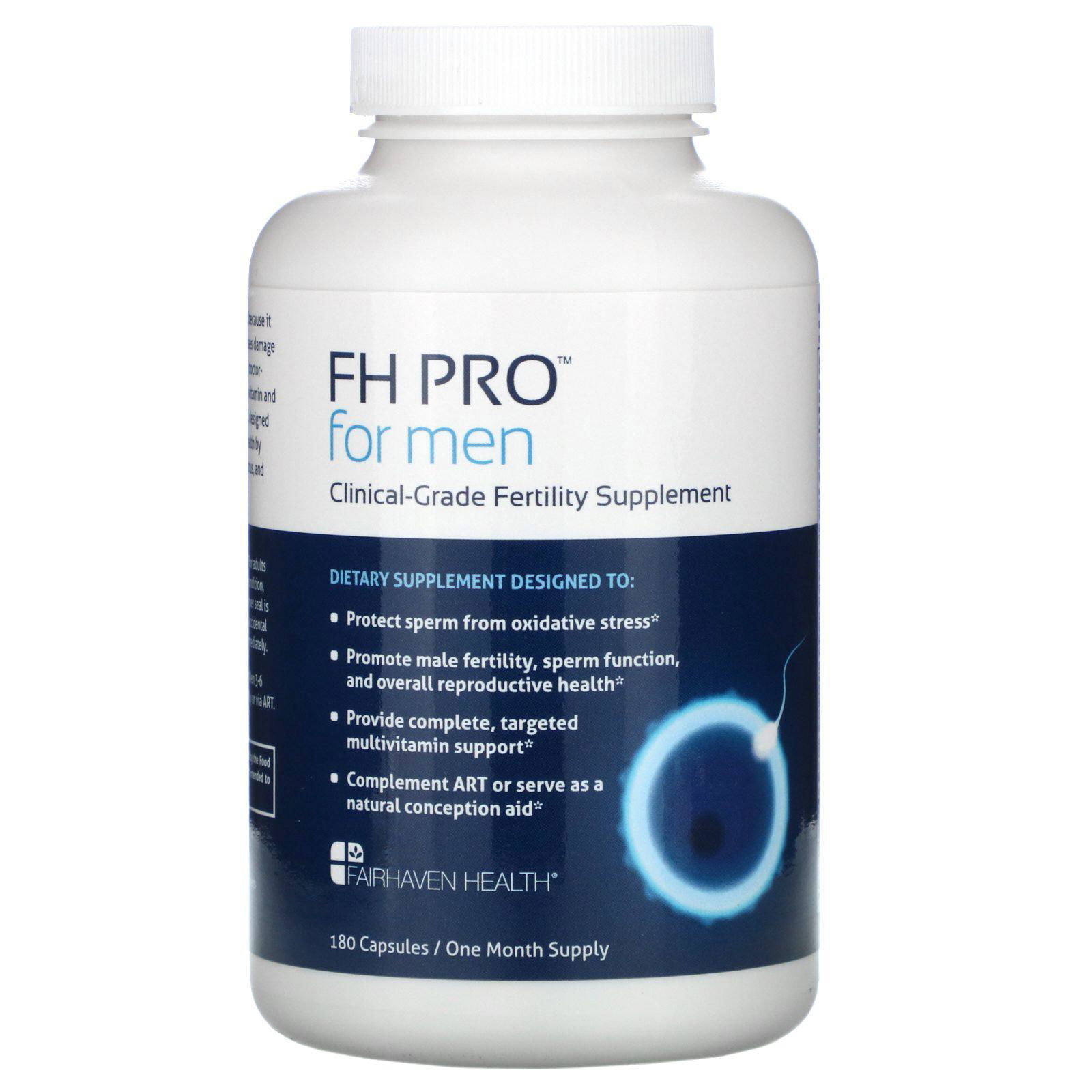 Fairhaven Health, FH Pro para hombres, suplemento de fertilidad de ...