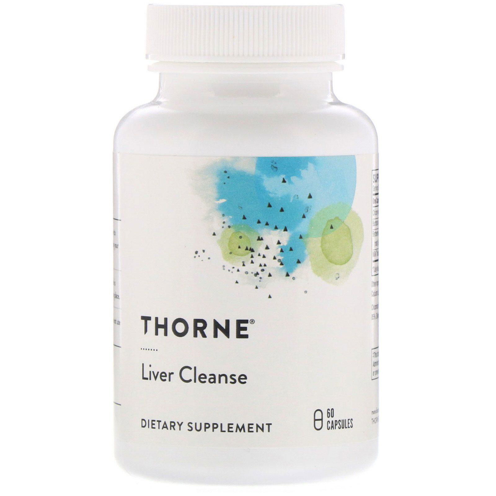 Thorne Research, Liver Cleanse, 60 cápsulas | Allnatural