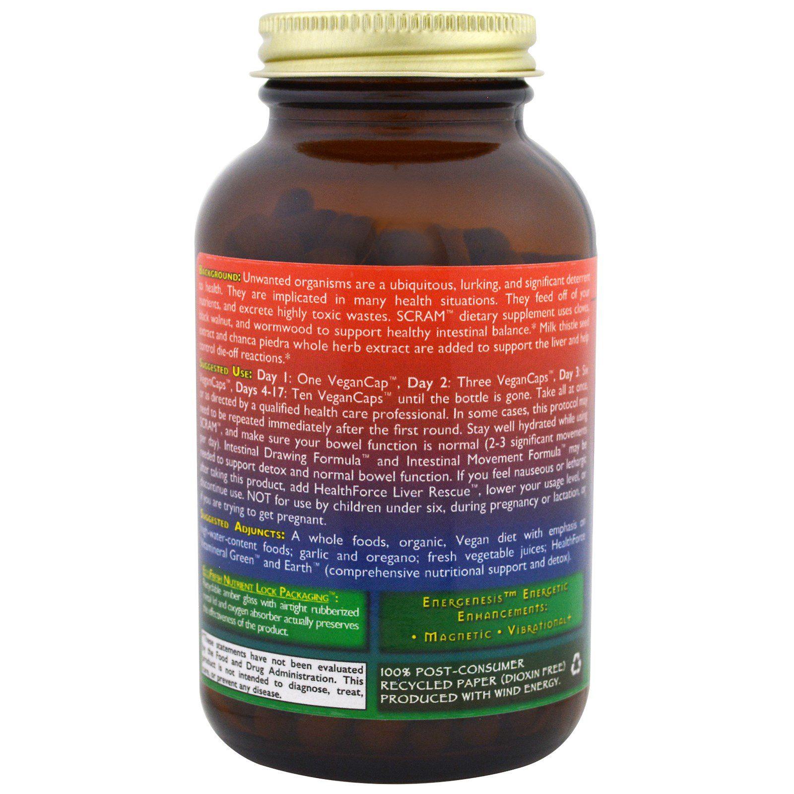 HealthForce Superfoods, Scram, Move Them Out!, 150 cápsulas veganas ...