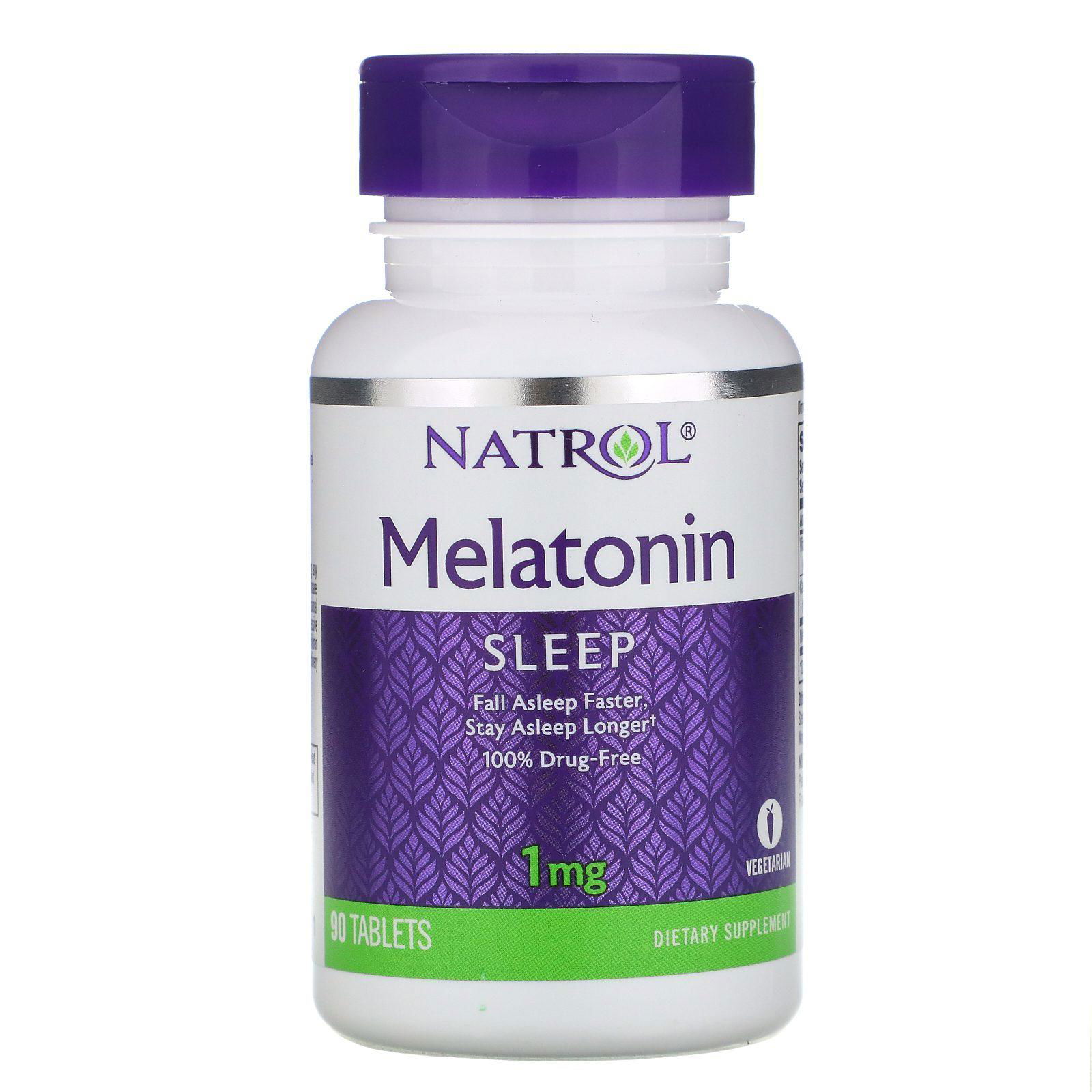 Natrol, Melatonina, 1 mg, 90 Tabletas | Allnatural