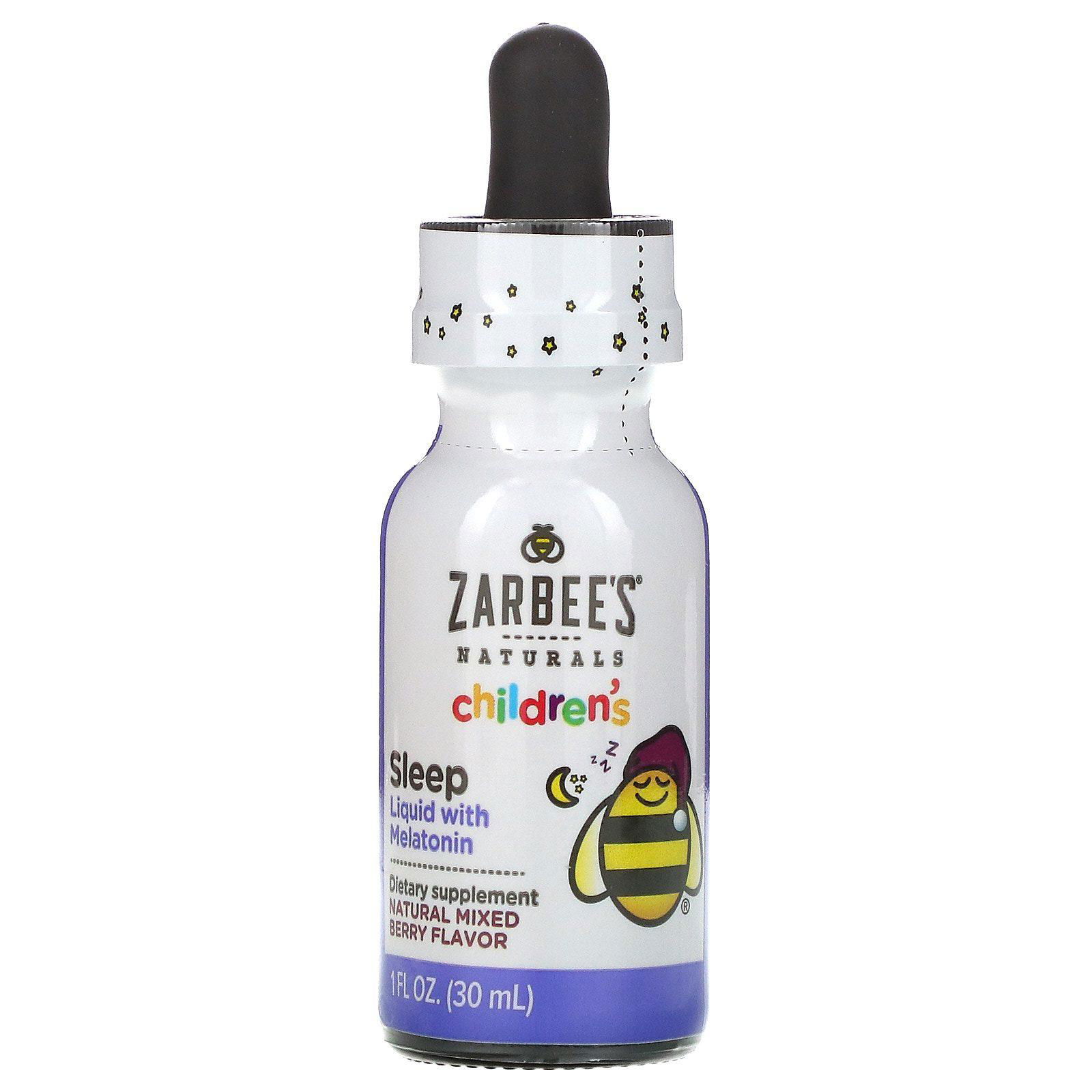 Zarbee's, Childrens Sleep Liquid with Melatonin, For Children 3 Years ...