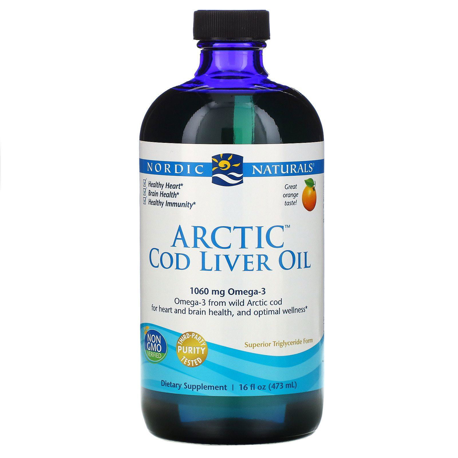 Nordic Naturals, Arctic Cod Liver Oil, Aceite de hígado de bacalao ...