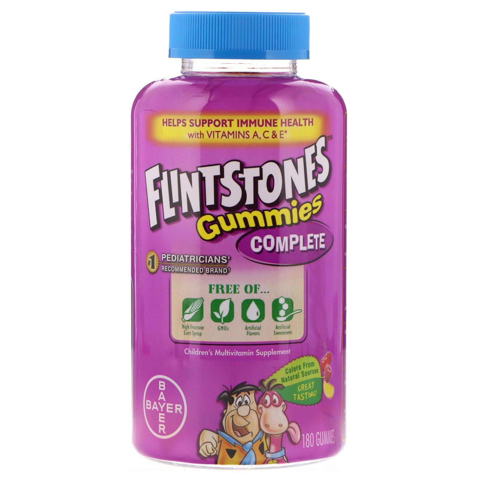 Flintstones, Gummies Complete, suplemento multivitamínico para niños ...