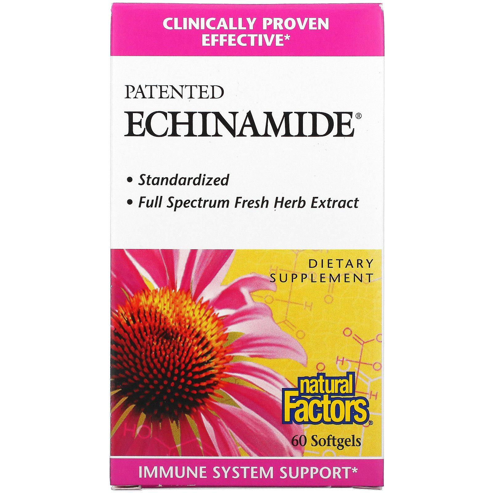 Natural Factors, Patented Echinamide, 60 Softgels | Allnatural
