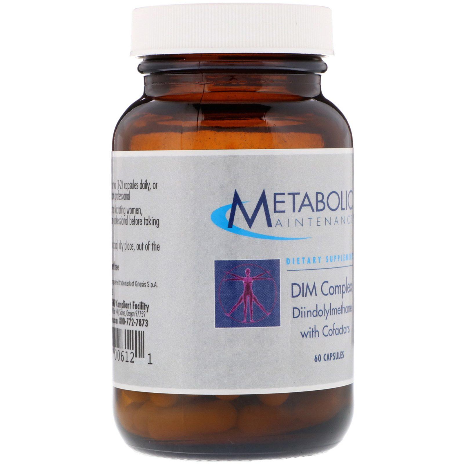 Metabolic Maintenance, DIM Complex, Diindolylmethane con cofactores, 60 ...
